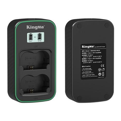 Jual KingMa BM058Q Dual LCD FAST CHARGER For FUJI NP-W235 - LCD Display ...