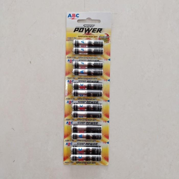 Jual BATERAI ABC SUPER POWER AAA/A3| BATTERY ABC SUPER POWER AAA 1,5 ...