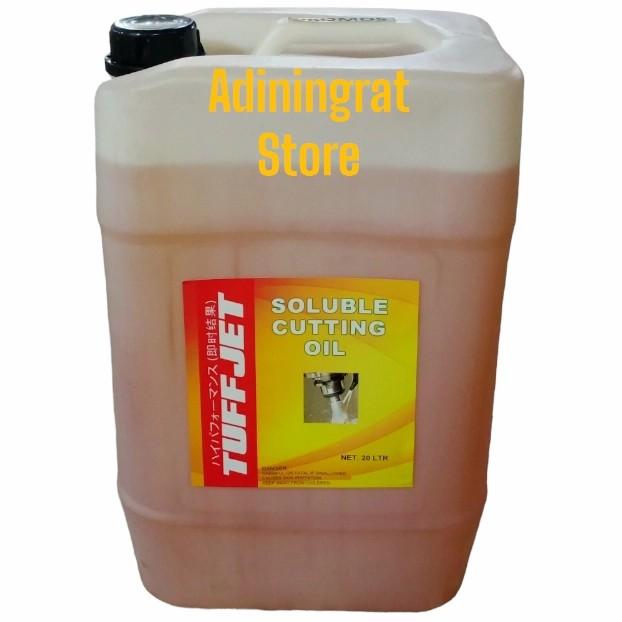 Jual Tuffjet Solube Cutting Oil 20 liter /Oli Bromus/Cairan Bubut ...