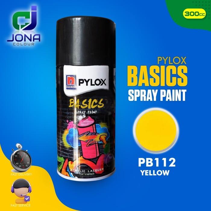 Jual Cat Semprot Nippon Paint PYLOX BASICS 300cc - PB112 Yellow - Kota Bandung - Jona Colour ...