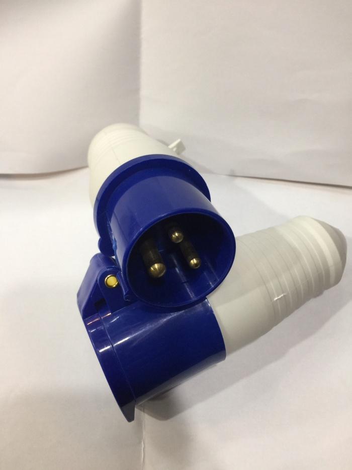 Jual Plug Industri Mobile Socket Set 3 Pin 32 Ampere / 32A IP44 Gantun ...