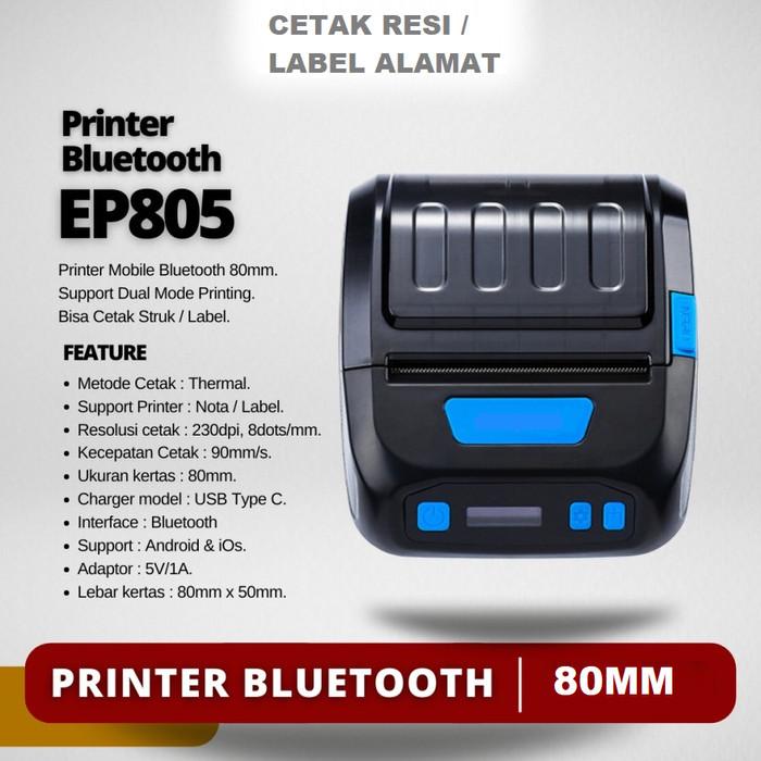 Jual PRINTER PORTABLE THERMAL 80MM IWARE USB BLUETOOTH ANDROID/IOS ...