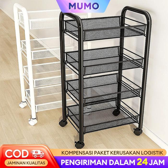 Jual Rak Troli Susun Rak Roda Rak Lantai Beroda Rak Ruang Tamu Rak ...