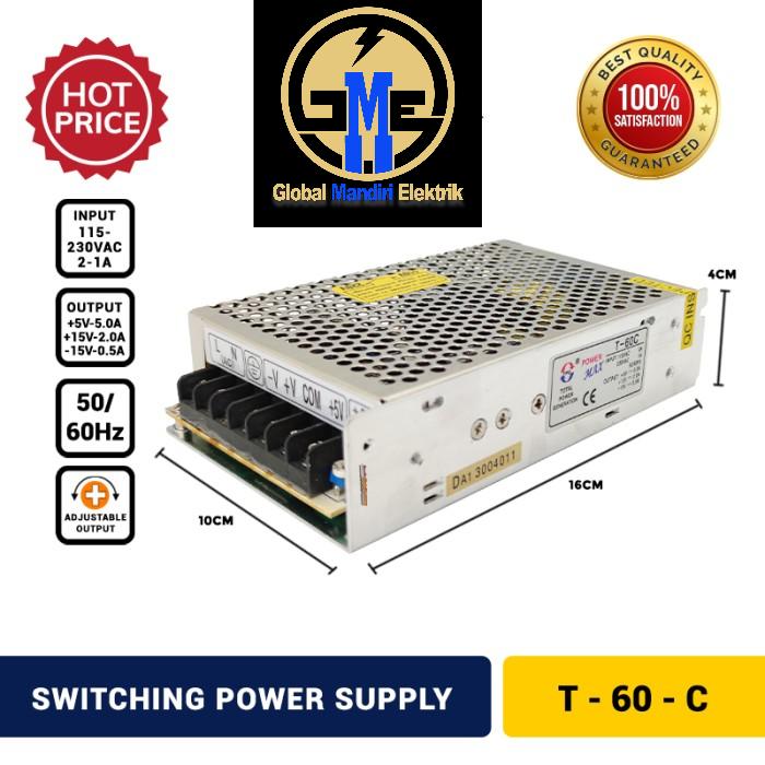 Jual Power Supply Triple Output T-60-C TPG Power 60watt - Jakarta Pusat - Global Mandiri ...