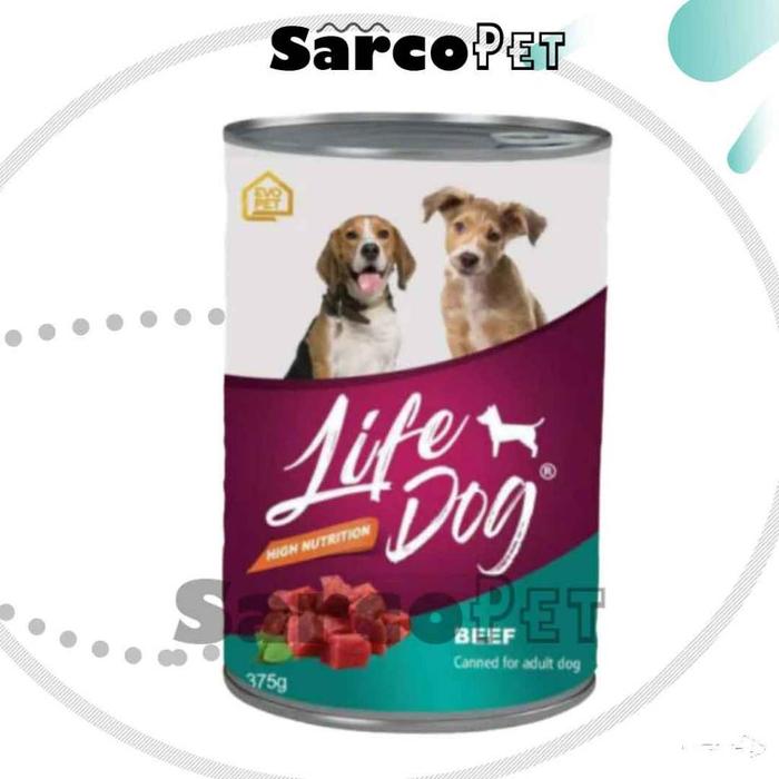 Jual Life Dog Makanan Anjing 375gr Wet Food - Beef - Kota Depok - Sarco ...