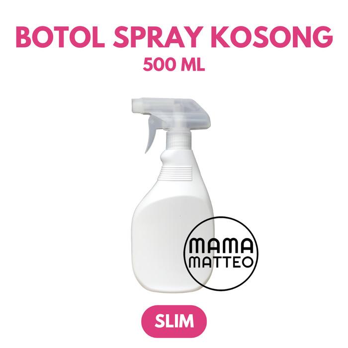 Jual ((KT5M)) BOTOL SPRAY KOSONG PUTIH ESTETIK 500ML / BOTOL SPRAY HDPE ...