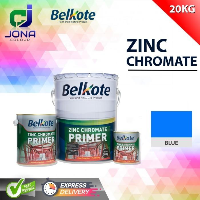 Jual Meni Belkote Zinc Chromate Primer Fail 20kg /Cat Besi Anti Karat ...