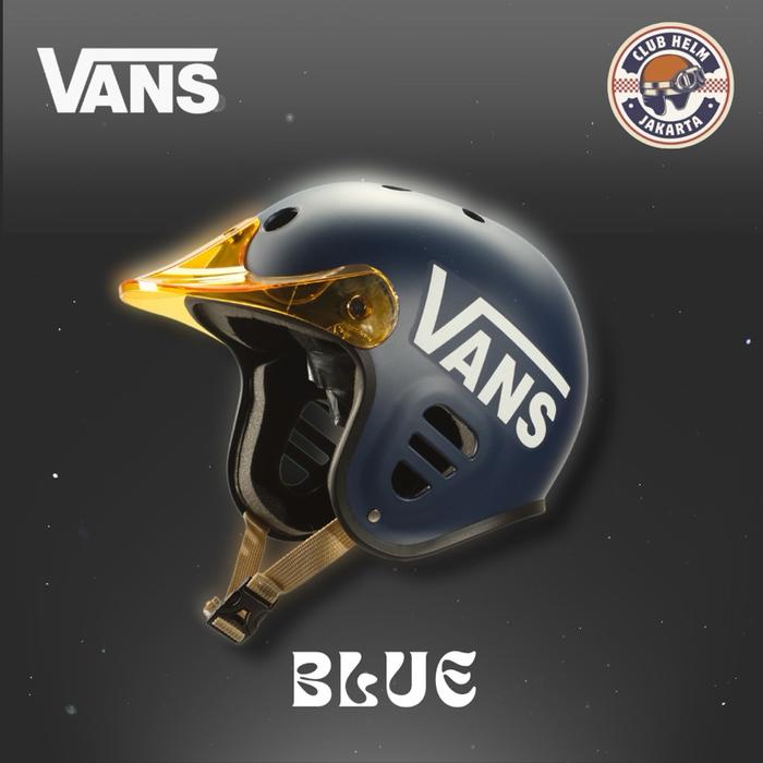 Promo Helm Skate Sepeda Full + Pet - VANS NAVY+PET, HITAM - Jakarta ...