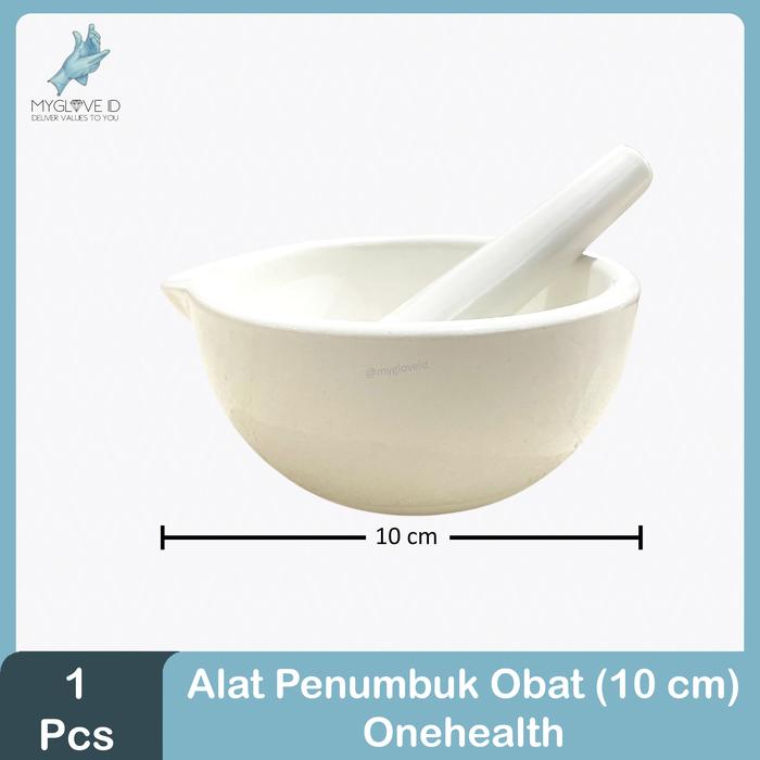 Jual Mortar and Pestle / Alat Penggiling Obat / Lumpang dan Alu 10 cm ...