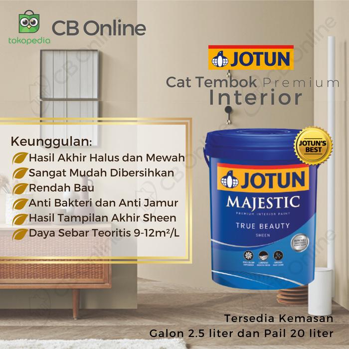 Jual CAT TEMBOK JOTUN - MATT SILVER 4629 - MAJESTIC SHEEN, PAIL ...