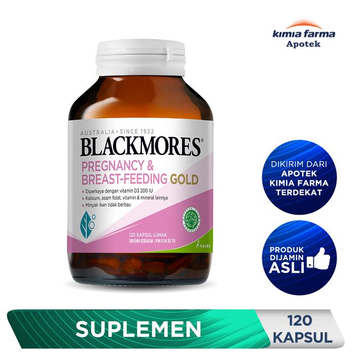 Promo BLACKMORES PREGNANCY & BREASTFEEDING GOLD 120 KAPSUL / SUPLEMEN ...
