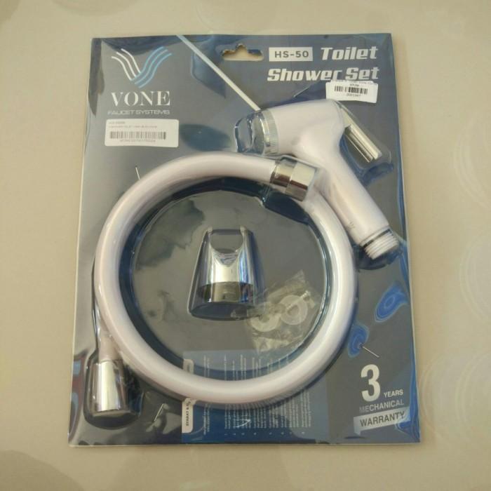 Jual Handshower Toilet Vone HS-50 White / Jet Shower Toilet / Shower ...