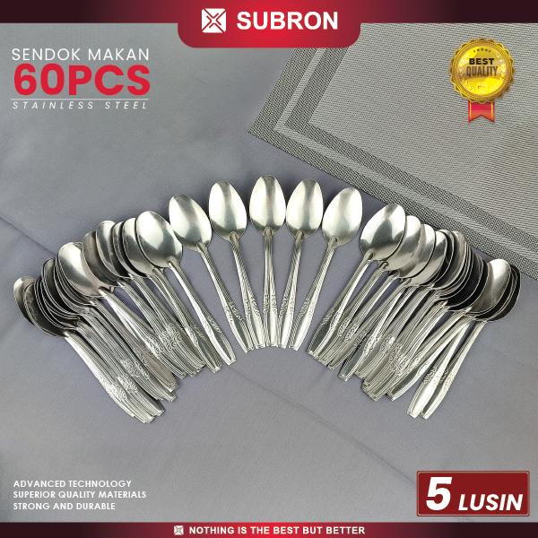 Jual SUBRON SET 60 Pcs Makan Sayur Lauk Stainless Steel Murah - Kab ...
