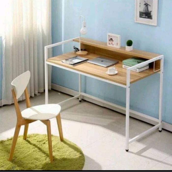 Jual meja belajar dan meja komputer Besi Furniture - Hitam, Multiplek ...