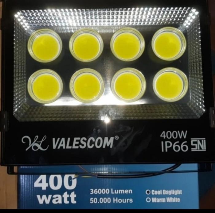 Jual Lampu Sorot AC 400Watt Tembak IP66 Valescom LED Flood Light Cool Putih - Jakarta Timur ...