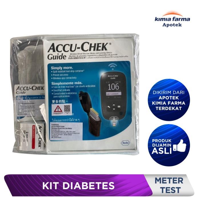 Promo ACCU-CHEK GLUCOSE GUIDE EXTRA METER + 25 TEST STRIP / CEK GULA ...
