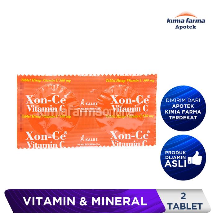 Jual XON CE STRIP 2 TABLET / VITAMIN C / KIMIA FARMA - Jakarta Selatan ...