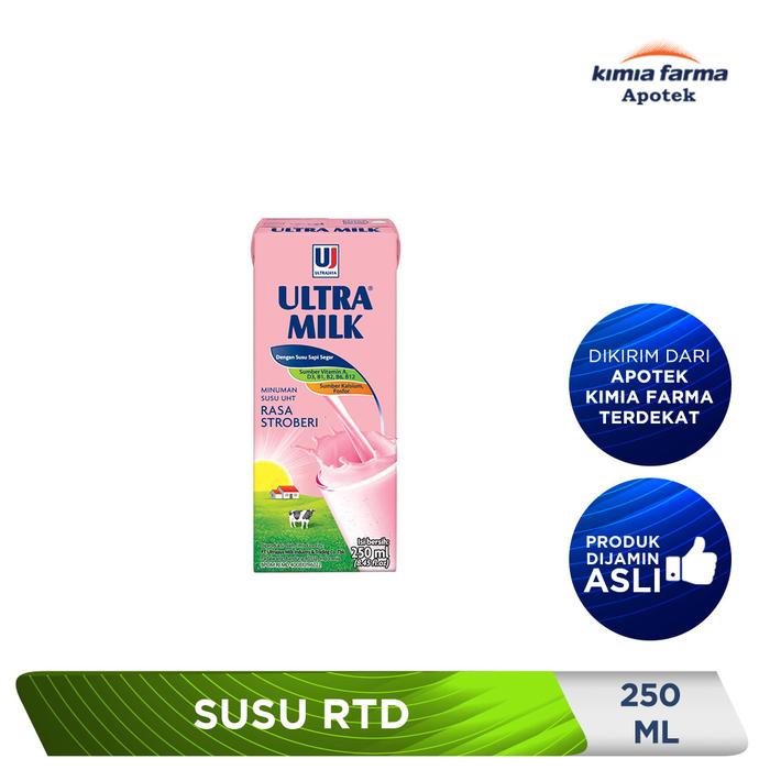 Jual ULTRA MILK STRAWBERRY 250 ML / SUSU RTD / KIMIA FARMA - Kota Sukabumi - Kimia Farma Apotek ...