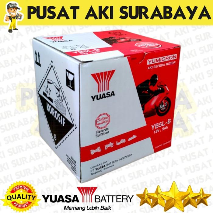 Jual YUASA YB5LB 5AH ACCU BASAH MOTOR ASTREA PRIMA GRAND SMASH TITAN SUPRA - Kab. Gresik ...