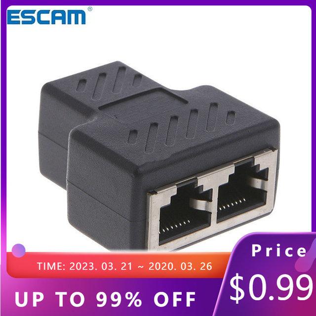 Jual New 1 Sampai 2 Cara Kabel Jaringan Ethernet LAN RJ45 Adaptor ...
