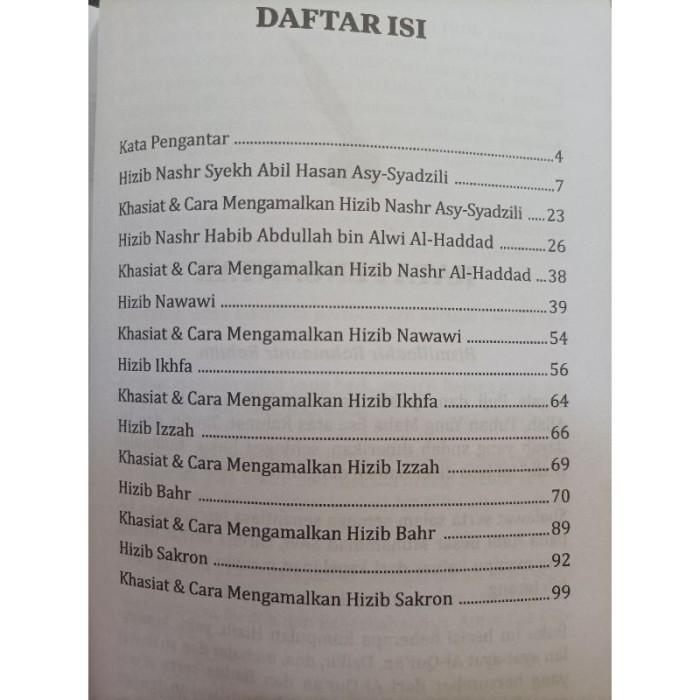 Jual Baru Kumpulan Hizib - Disertai Khasiat Dan Cara Pengamalannya ...