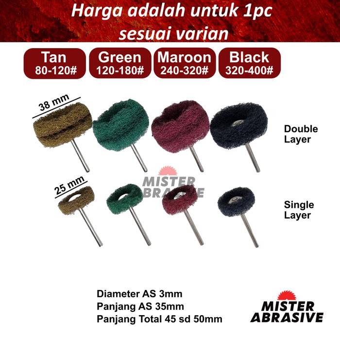 Jual Mata Bor Rotari Kecil Nonwoven Kain Wool Ball Poles Mini Tuner ...