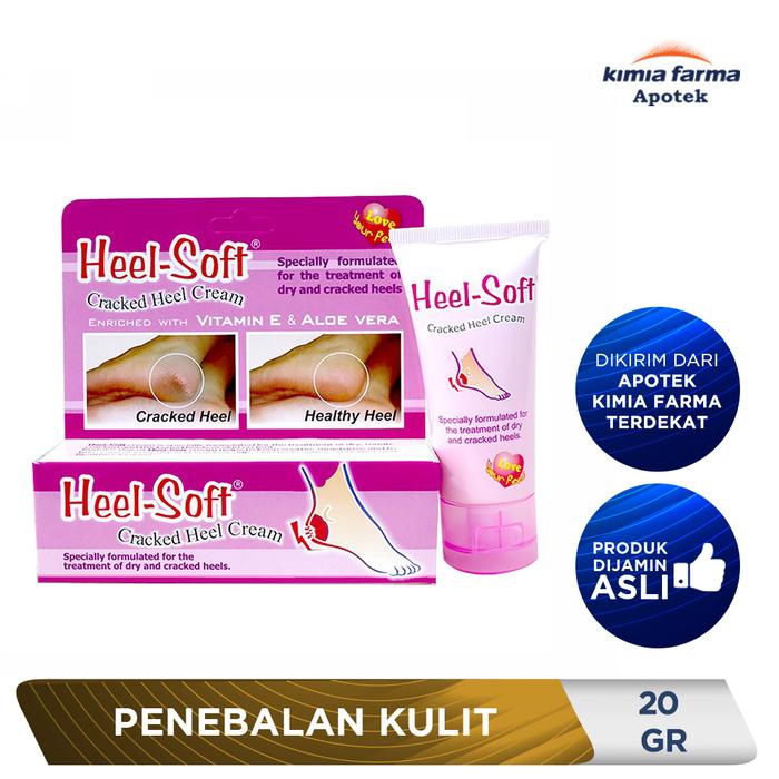 Jual HEEL-SOFT CRACKED HELL CREAM 20 GR / KRIM PERAWATAN KAKI / KIMIA FARMA - Kota Malang ...