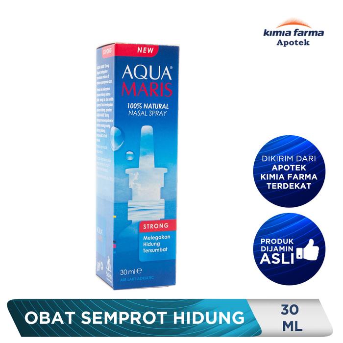 Jual AQUA MARIS STRONG NASAL SPRAY 30 ML / SEMPROT HIDUNG / KIMIA FARMA ...