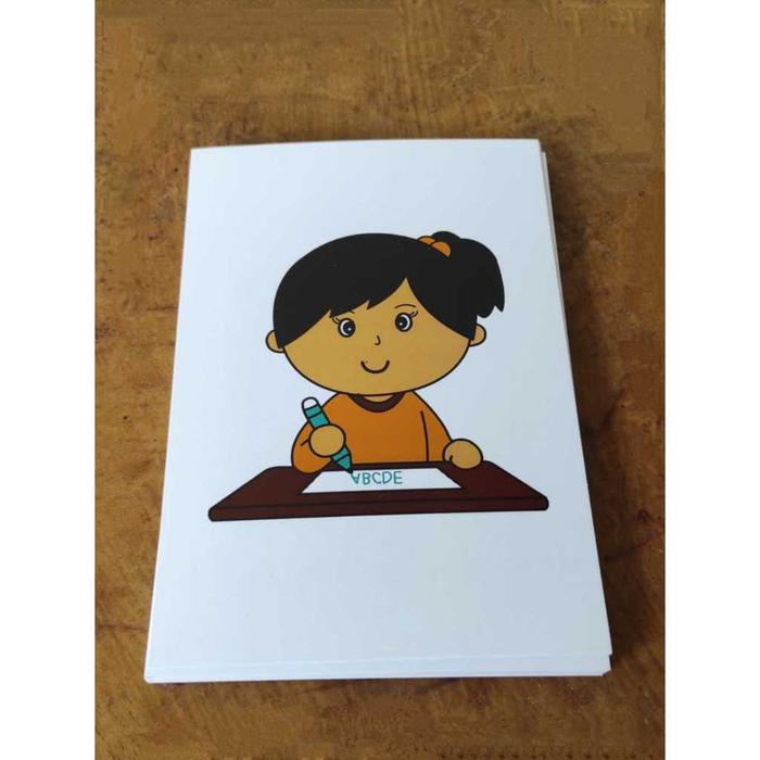 Jual BIG FLASHCARD KATA KERJA KARTUN | Naufan Learning - Jakarta Barat ...