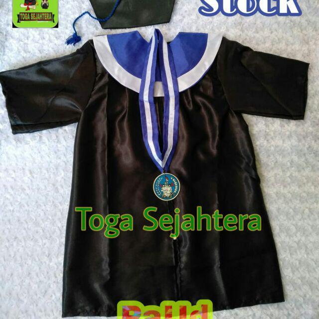 Jual BAJU WISUDA ANAK BAJU / SERAGAM TOGA WISUDA ANAK PAUD BIRU LIST ...