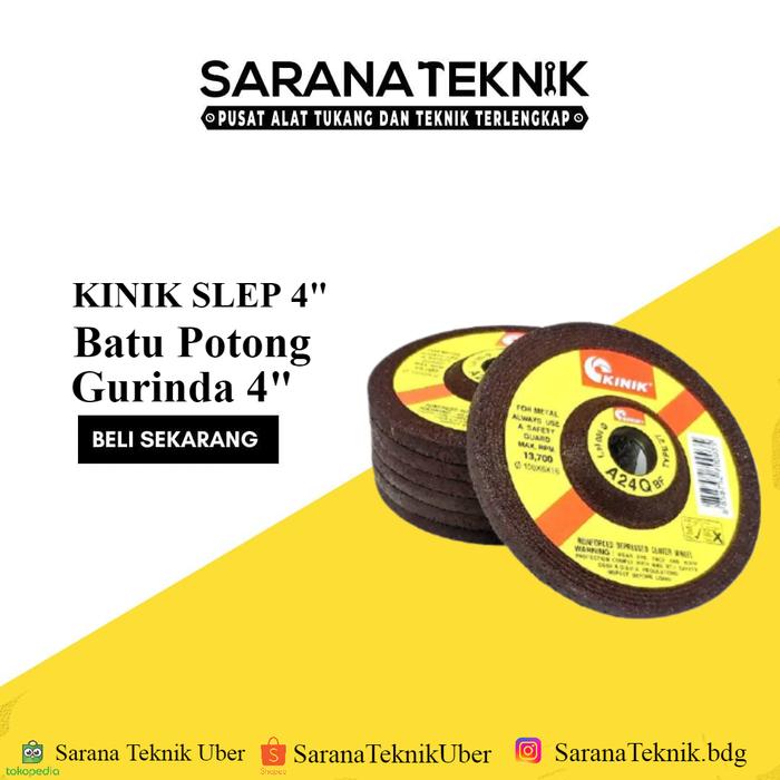 Jual Batu Gerinda Gurinda Poles / Besi Mata Slep Kinik Tebal 6ml 4 Inch ...