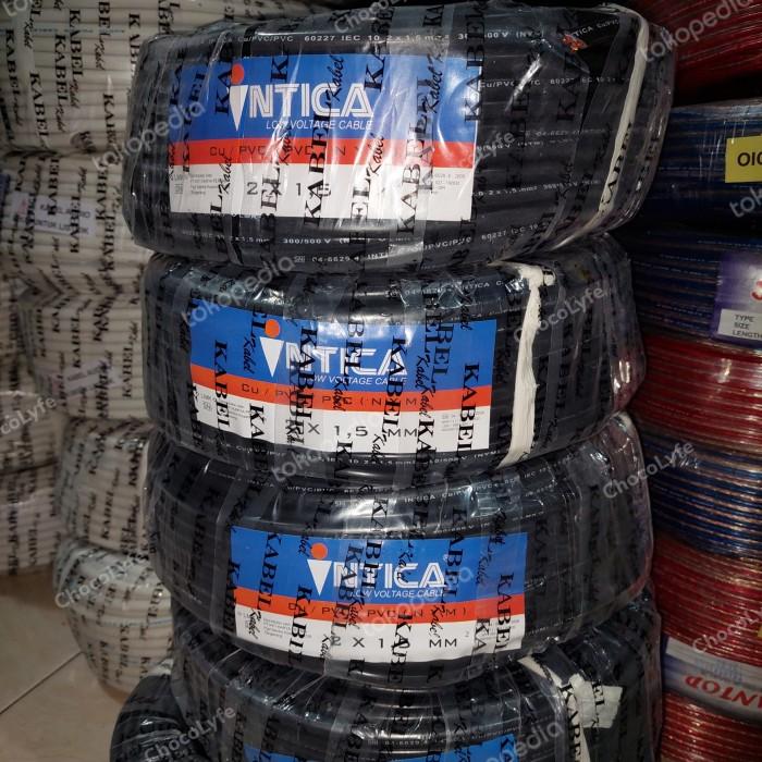 Jual KABEL LISTRIK FIBER 2X1.5 50 METER SNI TEMBAGA HYO 2x1.5 HITAM ...