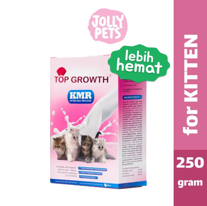 Jual Top Growth Kitten Milk Replacer (Pengganti Susu Kucing) - 250 gr ...