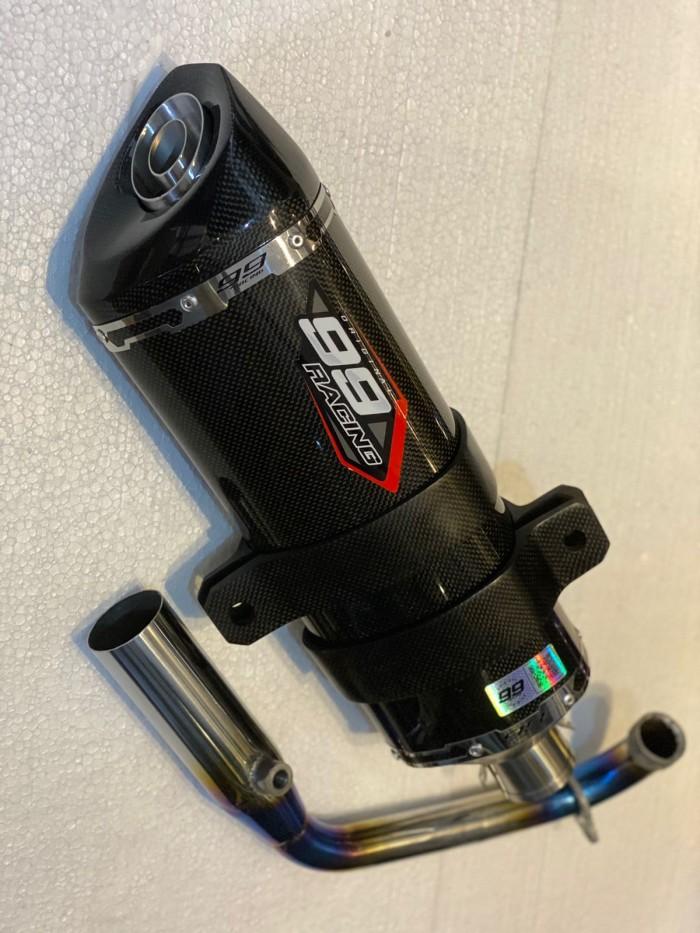 Jual Fullsystem Carbon Kevlar Original 99 Racing Exhaust Xmax 250/300 ...