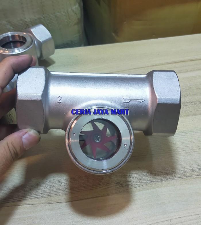 Jual Sight Glass Flow Indicator SS 304 2" Inch DN 50 - Jakarta Barat ...