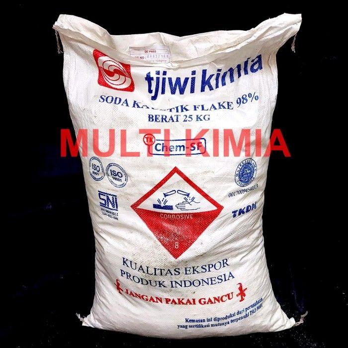 Jual " CAUSTIC SODA TJIWI KIMIA Flake | Netto: 25kg - Kota Denpasar ...