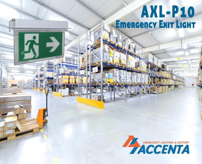 Jual Accenta AXL-P10 LED Emergency EXIT Light (Recessed Mounted) Best ...