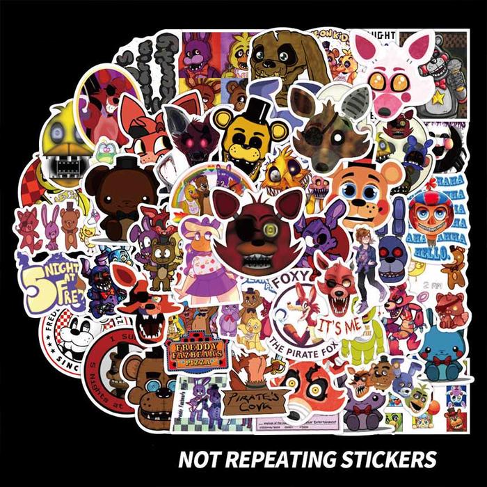 Jual NEW 100 PCS STIKER STIKER DESAIN ANIME FIVE NIGHTS AT FREDDY'S ...