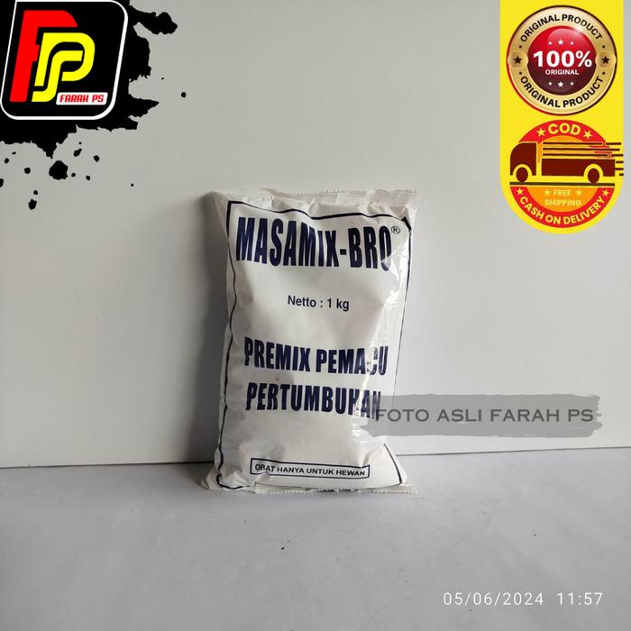 Jual Masamix BRO 1kg Premix Pertumbuhan Ayam - Kab. Blitar - FARAH ...