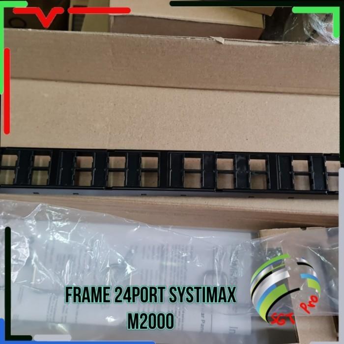 Jual Blank panel 24port systimax m2000 / Frame Commscope fleximax 24 ...