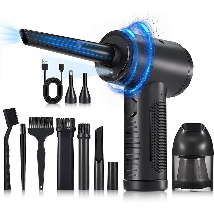 Jual Air Dust Collector And Vacuum Cleaner 2 in 1- Wireless Electrical ...
