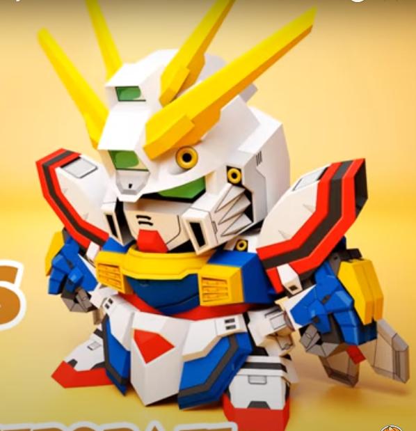 Jual God Gundam papercraft miniatur action figure diy kerajinan kertas ...