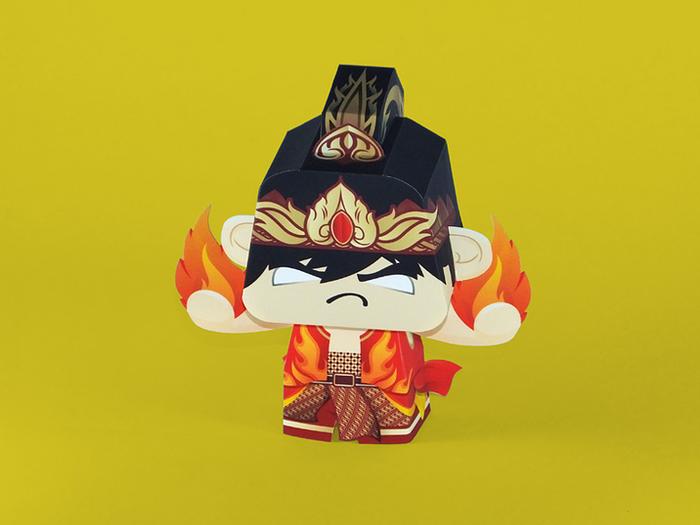 Jual Wisanggeni Wayang Mahabrata diorama papercraft miniatur sejarah ...