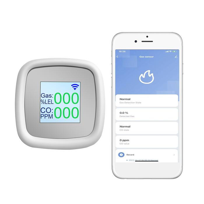 Jual WIFI Combustible Gas Detector Gas Alarm Digital Gas Detection ...