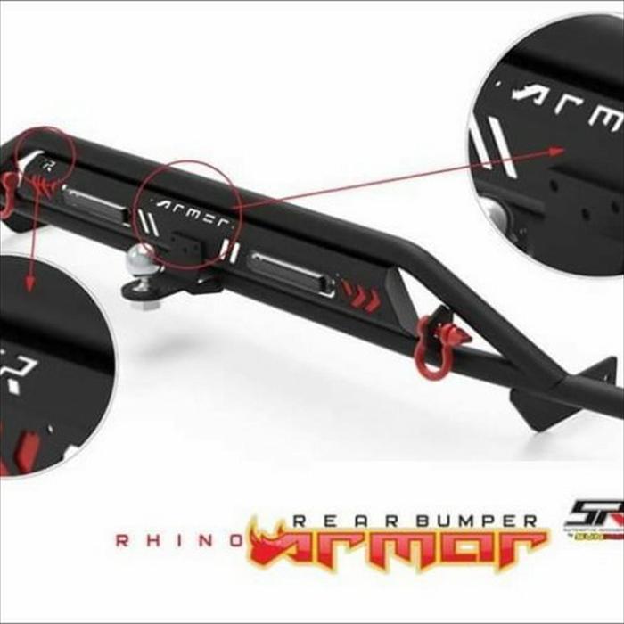 Jual Towing Belakang Rhino Armor Tanduk Bull Bar Bumper Guard Besi ...