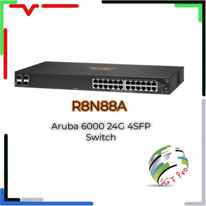 Jual R8N88A HPE Aruba 6000 24G 4SFP Switch 24 Port 4 SFP - Jakarta ...