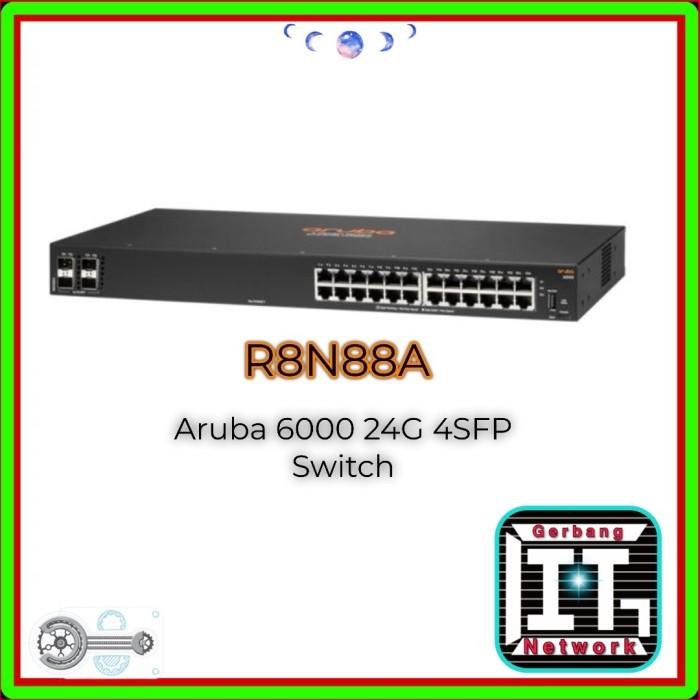 Jual R8N88A HPE Aruba 6000 24G 4SFP Switch 24 Port 4 SFP - Jakarta ...