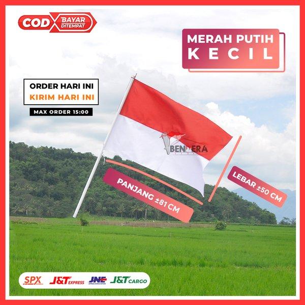Jual Bendera Merah Putih 80 X 50 - Bendera Rumah - Bendera Kecil ...