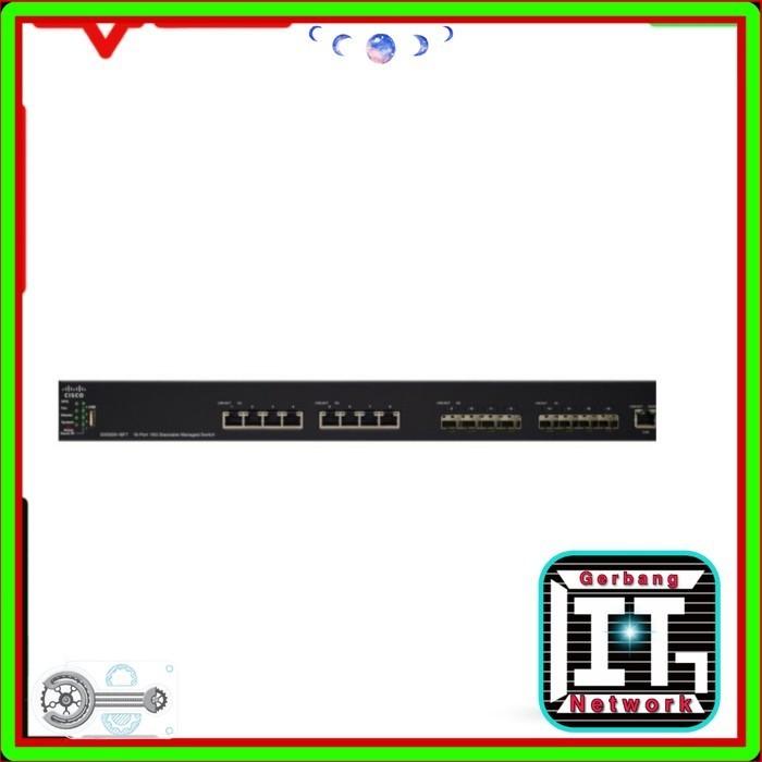 Jual Cisco SX550X-16FT-K9-EU, 16-Port 10G Stackable Managed Switch ...