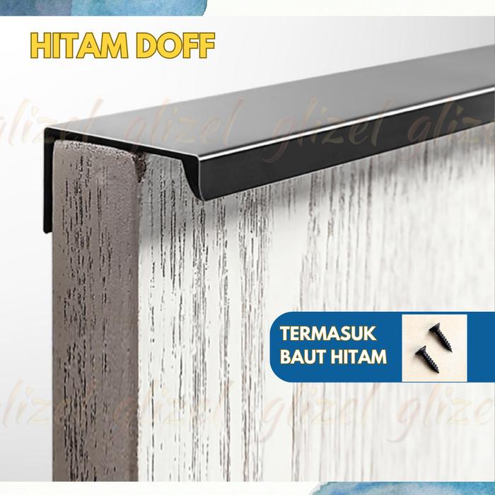 Jual Tarikan Laci Minimalis Hitam Gold Emas Handel Gagang Lemari Handle ...